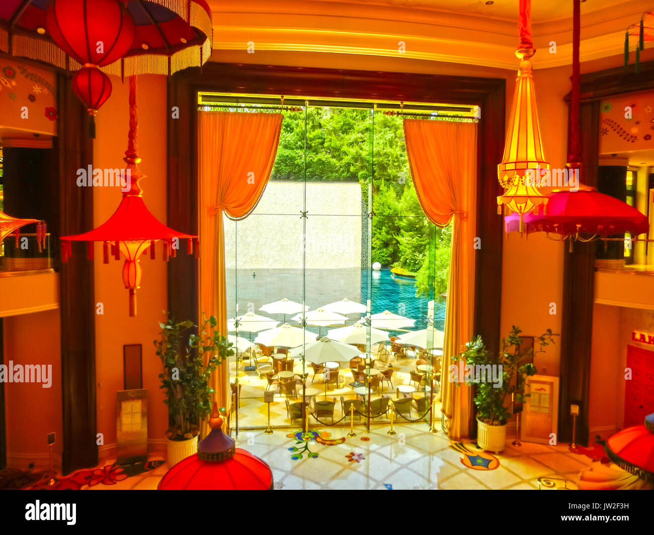 Las Vegas, United States of America - May 06, 2016: The interior at the ...