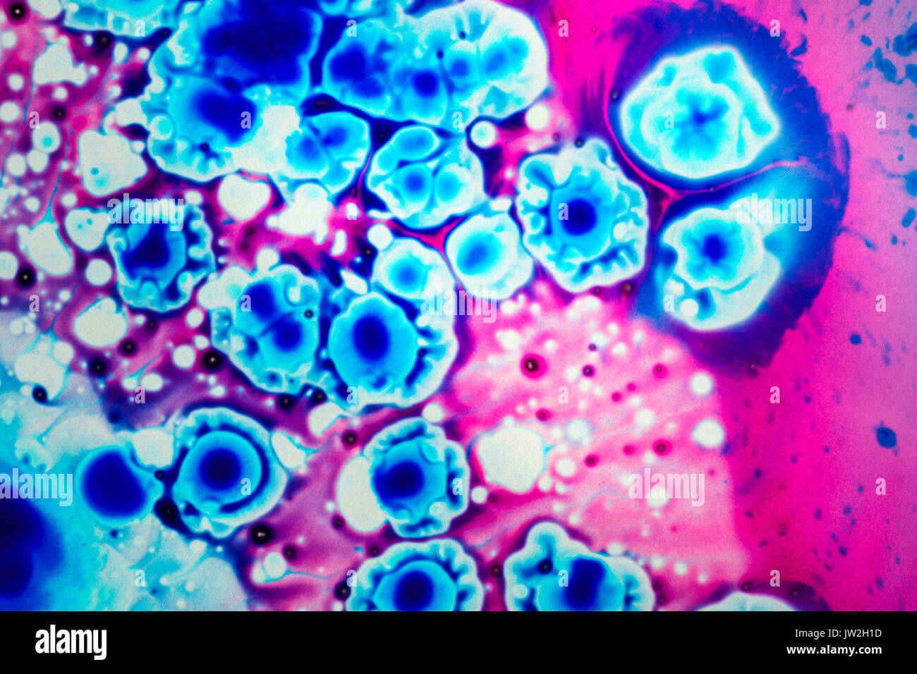 Abstract water colors blending with wet background Stock Photo - Alamy