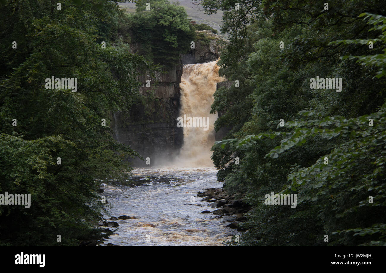 High Force waterfall, County Durham Stock Photo - Alamy
