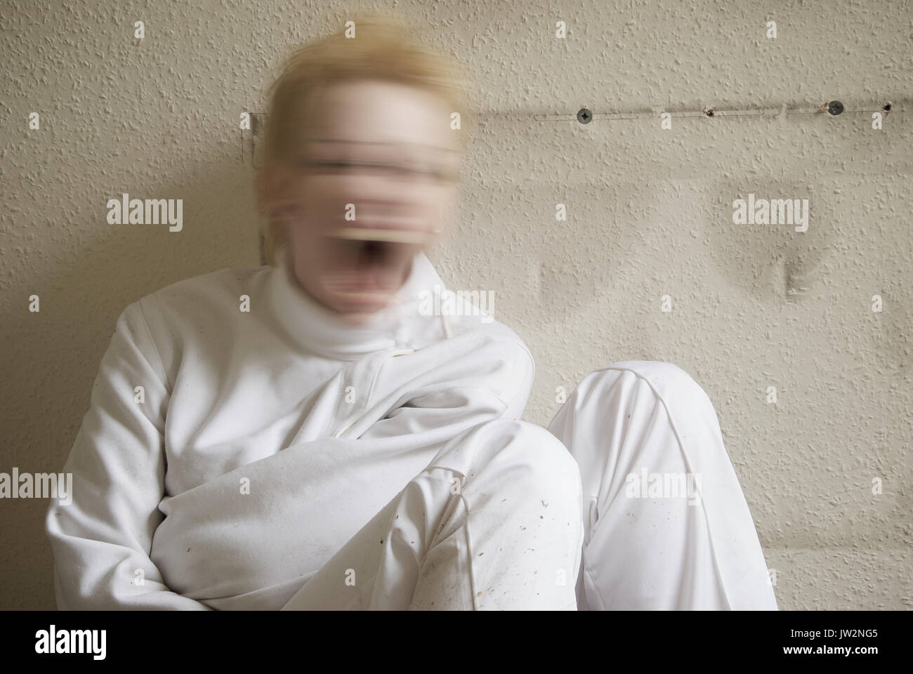 Straight jacket mental hi-res stock photography and images - Alamy