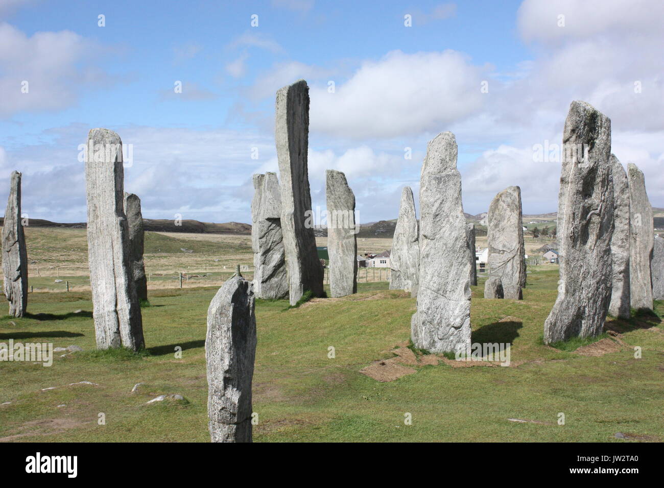 Callanish standing stones on Lewis and Harris in the Outer Hebrides in ...