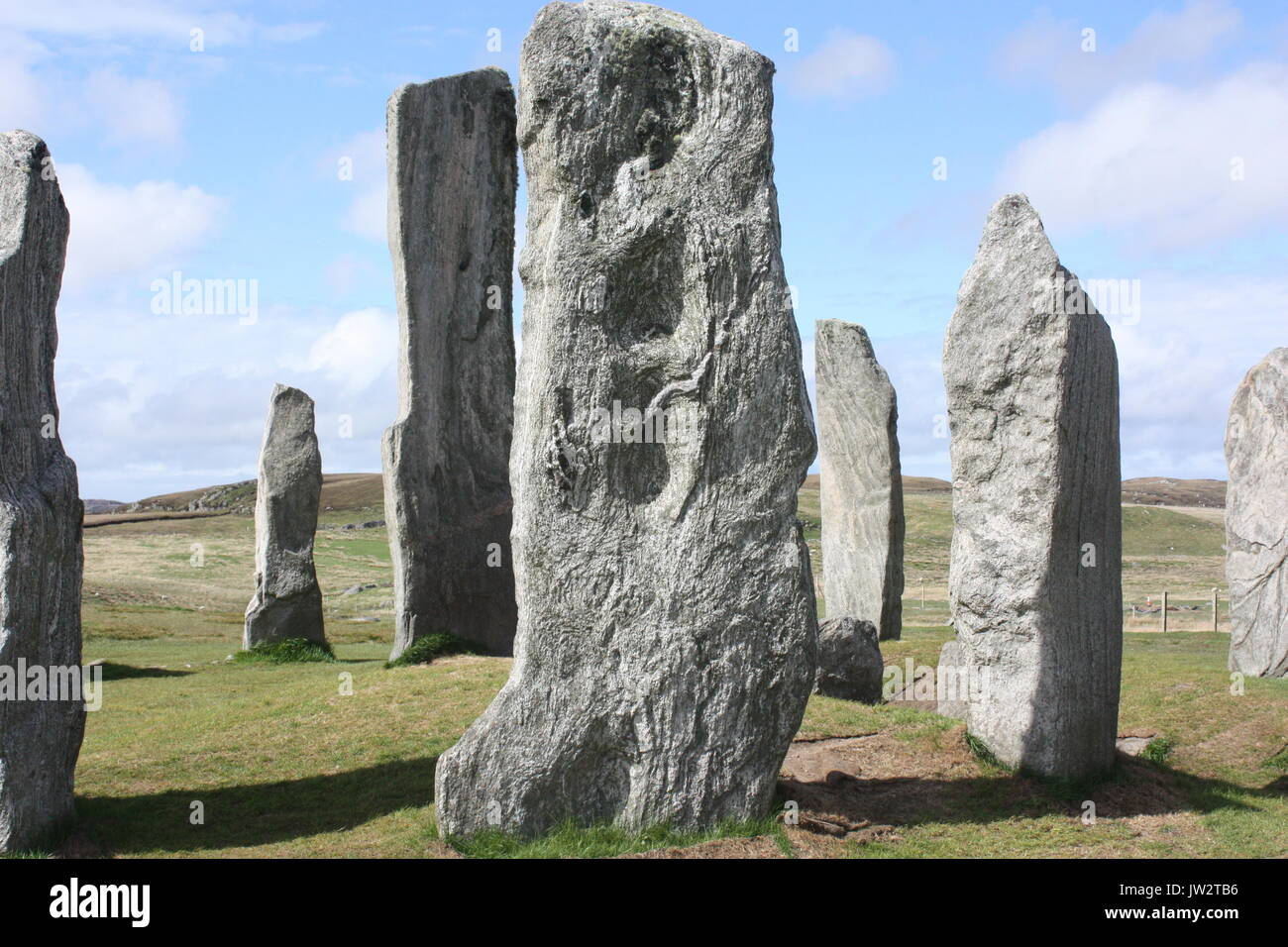 Callanish standing stones on Lewis and Harris in the Outer Hebrides in ...