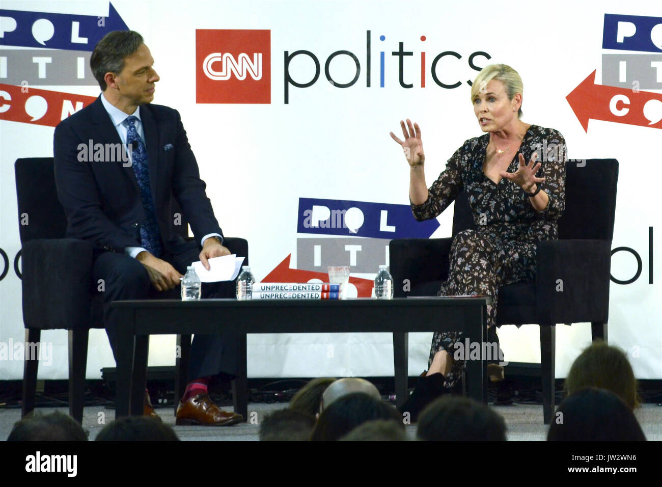 Jake Tapper Chelsea Handler "CNN: Politics Tap: Special Edition" panel ...