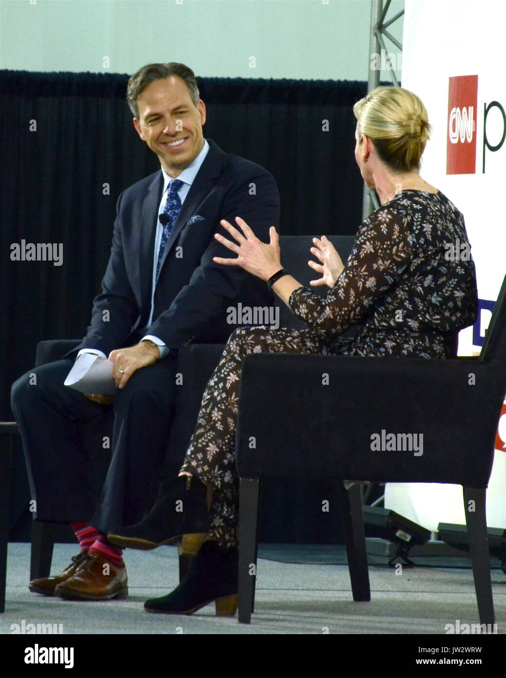 Jake Tapper Chelsea Handler "CNN: Politics Tap: Special Edition" panel ...