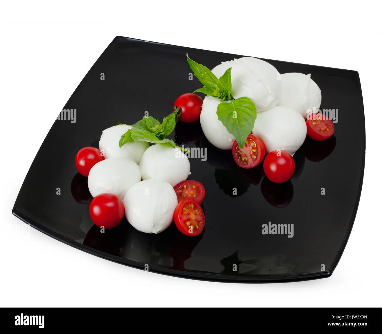 Mozzarella di Bufala, typical dairy product of the Campania region of ...