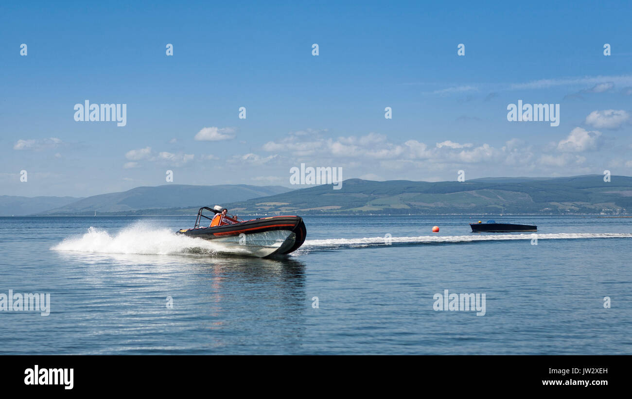 Rigid hulled inflatable boat hi-res stock photography and images - Alamy