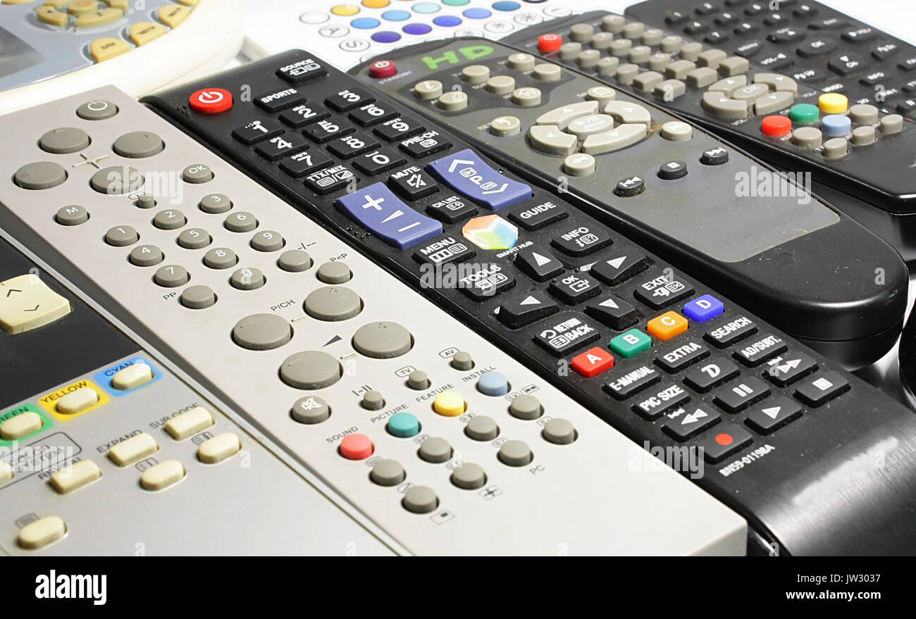 Remote controls 1 Stock Photo - Alamy