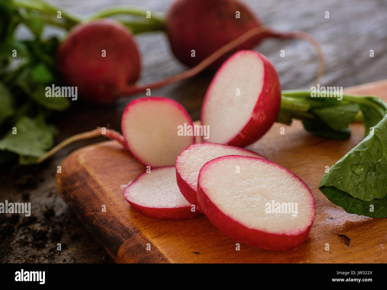 Radish slices hi-res stock photography and images - Alamy