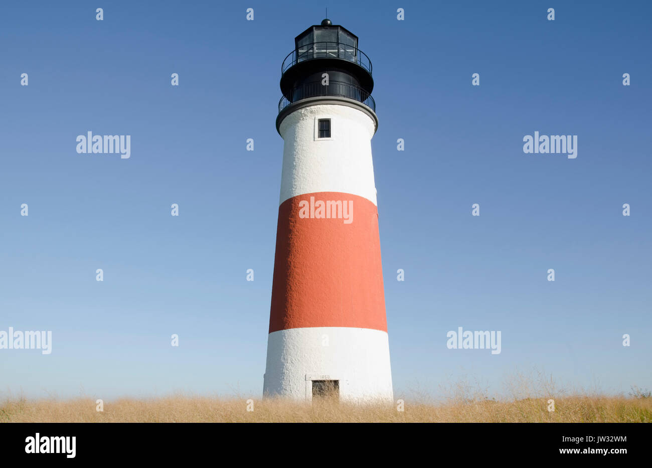 USA, Massachusetts, Nantucket Island, Sankaty Head Lighthouse Stock ...