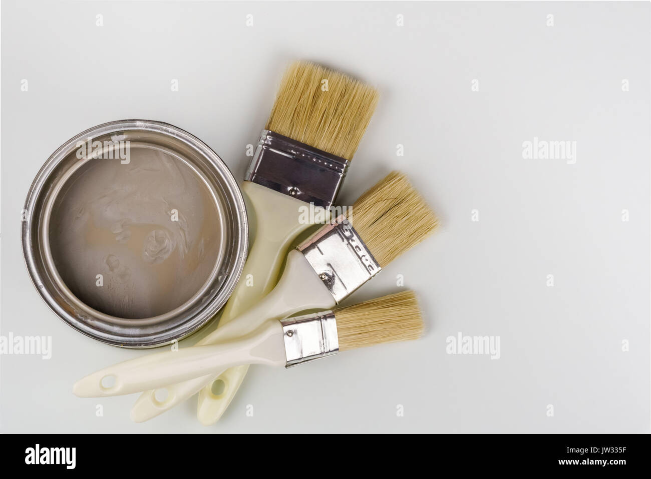 Top view paint bucket hi-res stock photography and images - Alamy