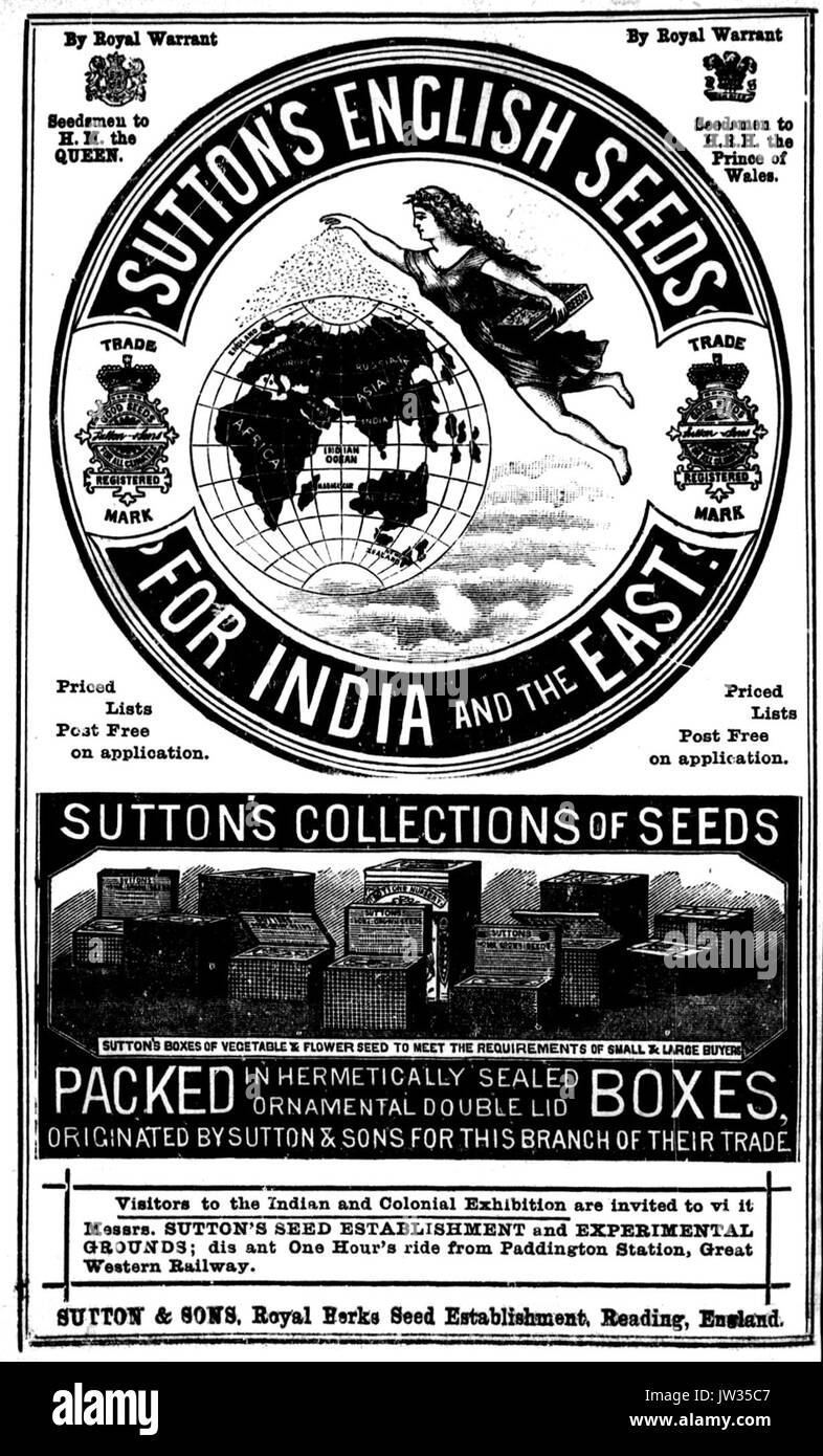 Suttons seeds hi-res stock photography and images - Alamy
