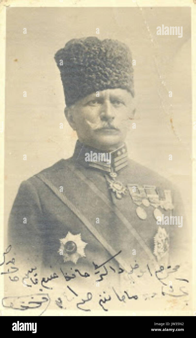 Postcard Fakhri Pasha Stock Photo - Alamy