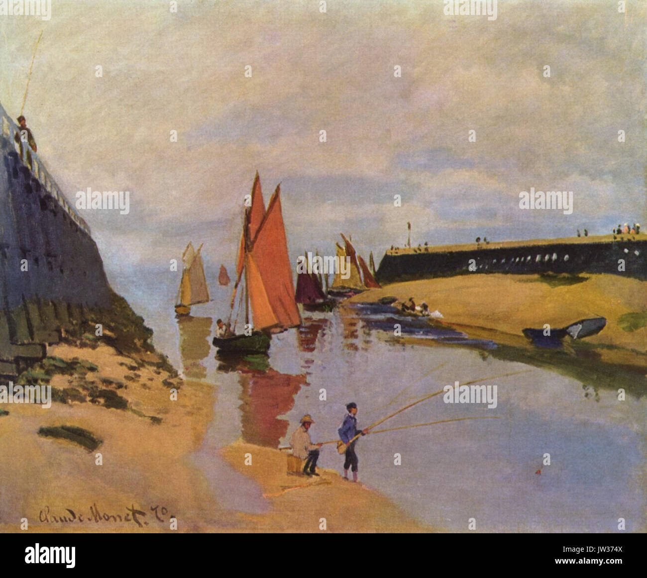 Monets brushwork hi-res stock photography and images - Alamy