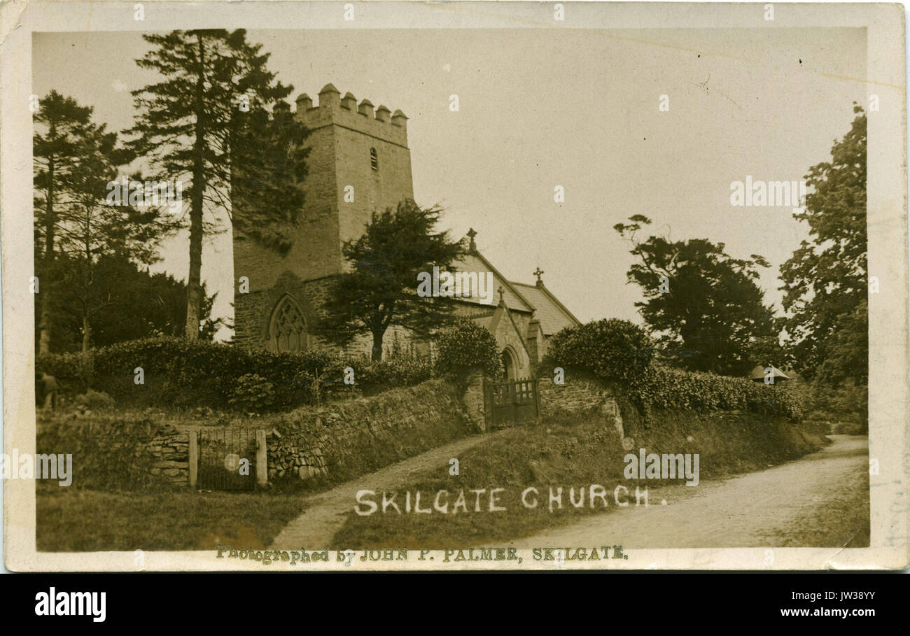 John P Palmer,Skilgate Church 001 Stock Photo - Alamy