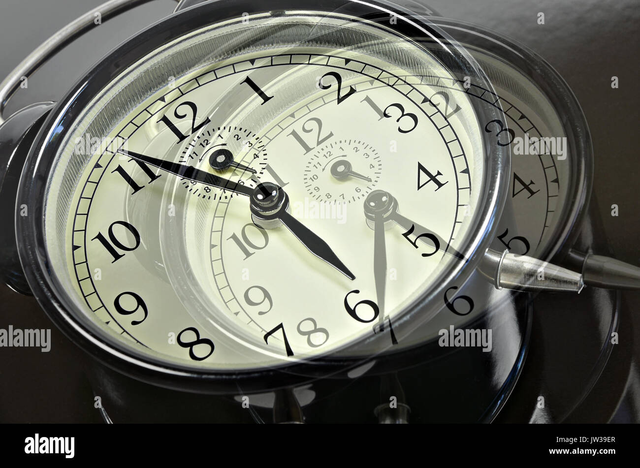 Alarm clock 6 am hi-res stock photography and images - Alamy