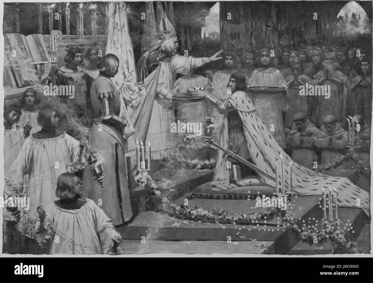 Hundred years war joan of arc Black and White Stock Photos & Images - Alamy
