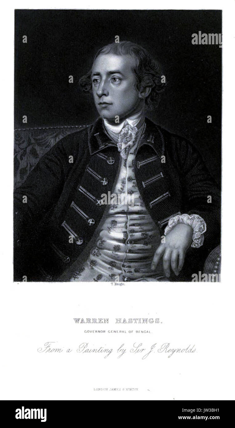 Warren hastings painting hi-res stock photography and images - Alamy