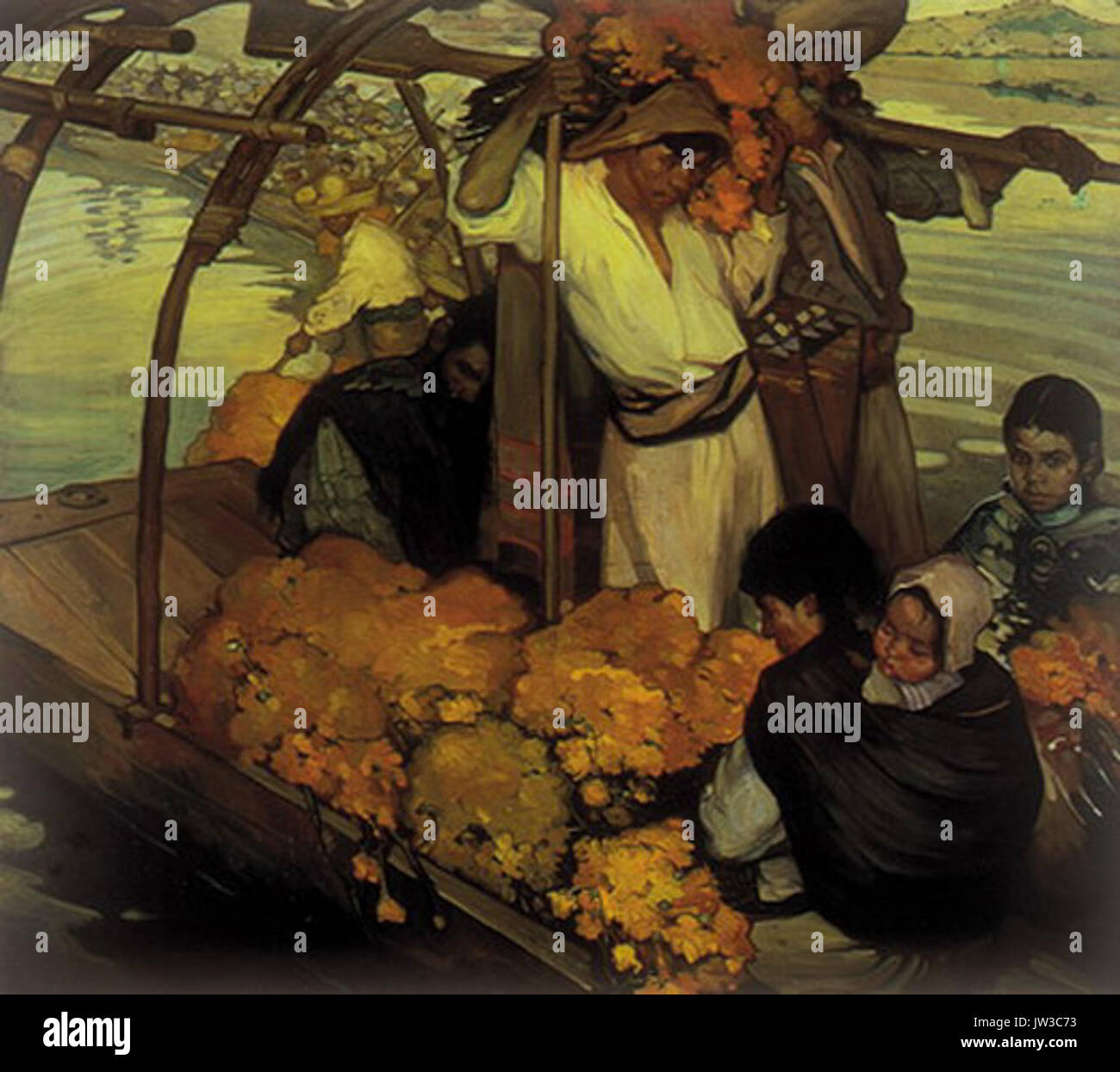 Saturnino Herran La Ofrenda 1913 Stock Photo Alamy