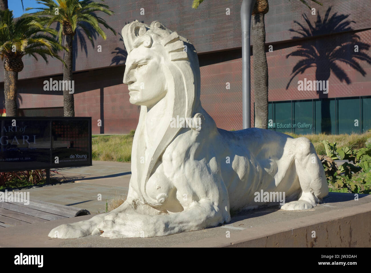 Sphinx by Arthur Putnam, c 1910, replacing original version ...