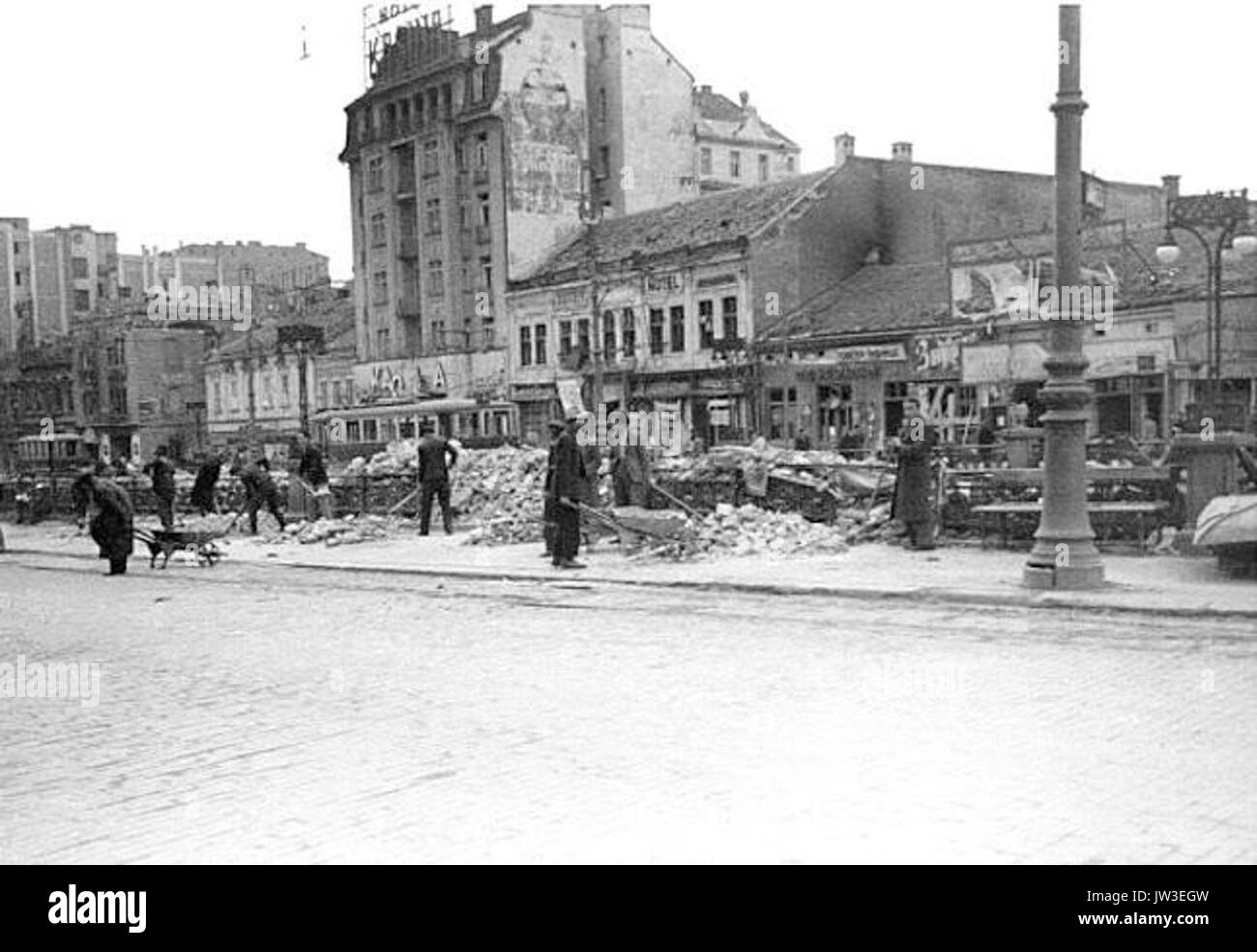 Bombardovanje Beograda 26 Stock Photo - Alamy