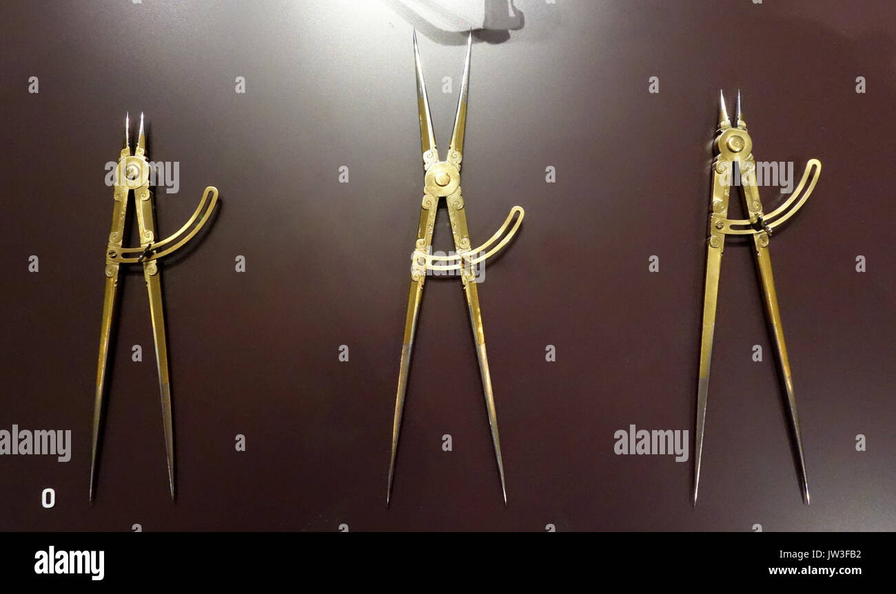 Reduction compasses, German, c 1580 Mathematisch Physikalischer Salon ...