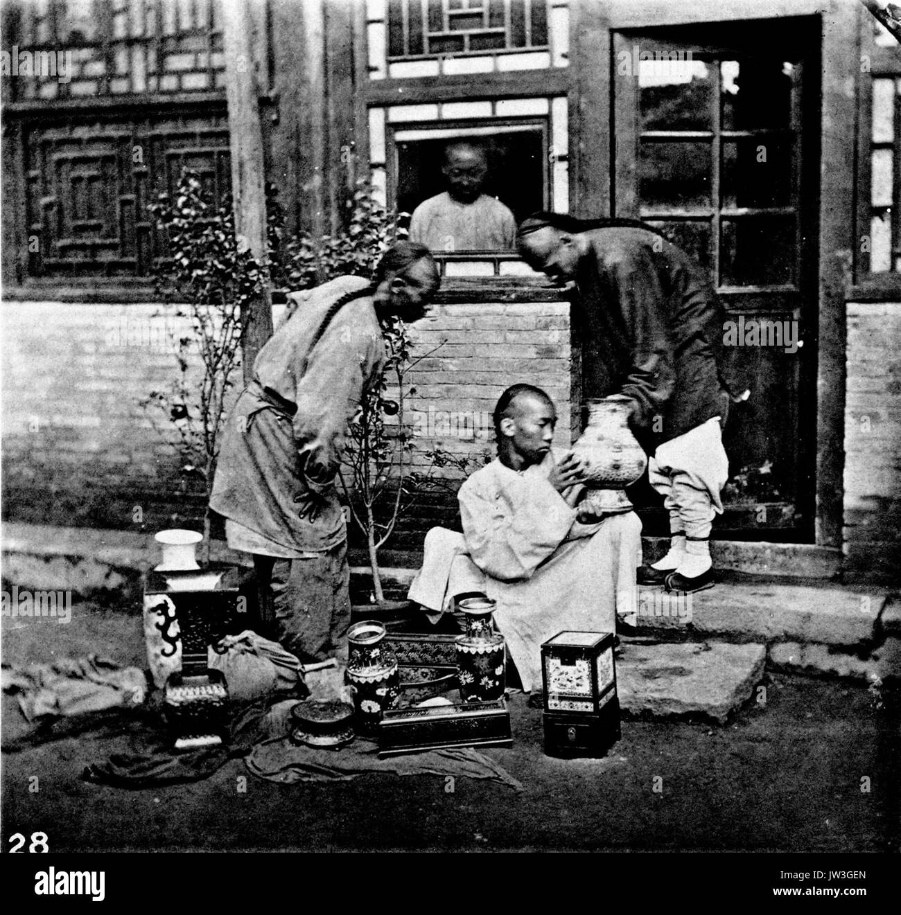 Historical artwork for collectors Black and White Stock Photos & Images ...