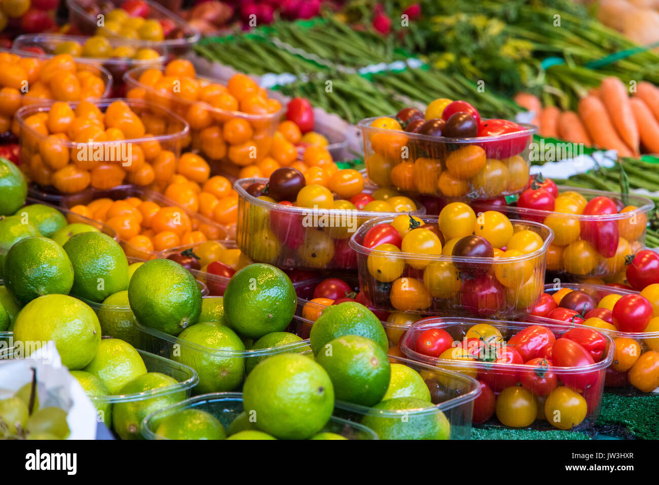 Paris market close up hi-res stock photography and images - Alamy