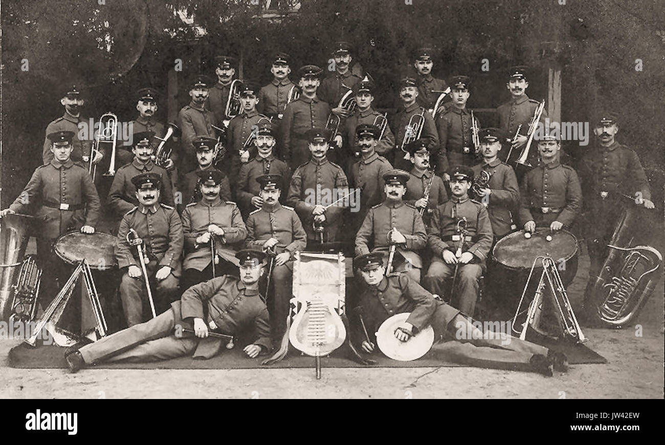 German Band, 1915 Stock Photo - Alamy
