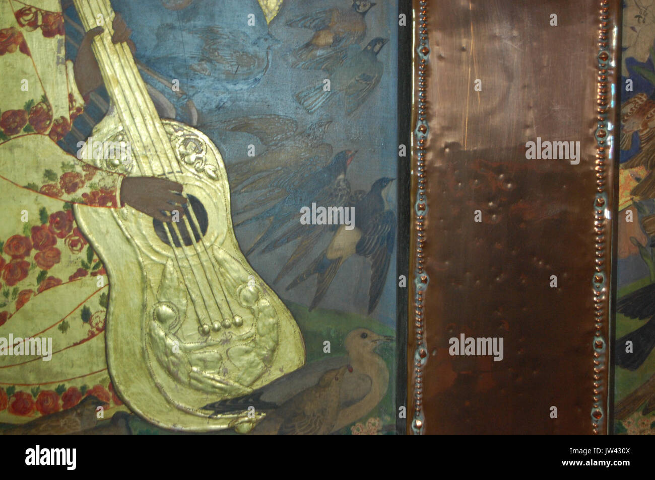 St Alban's Bunce reredos Andy Mabbett 11 Stock Photo - Alamy