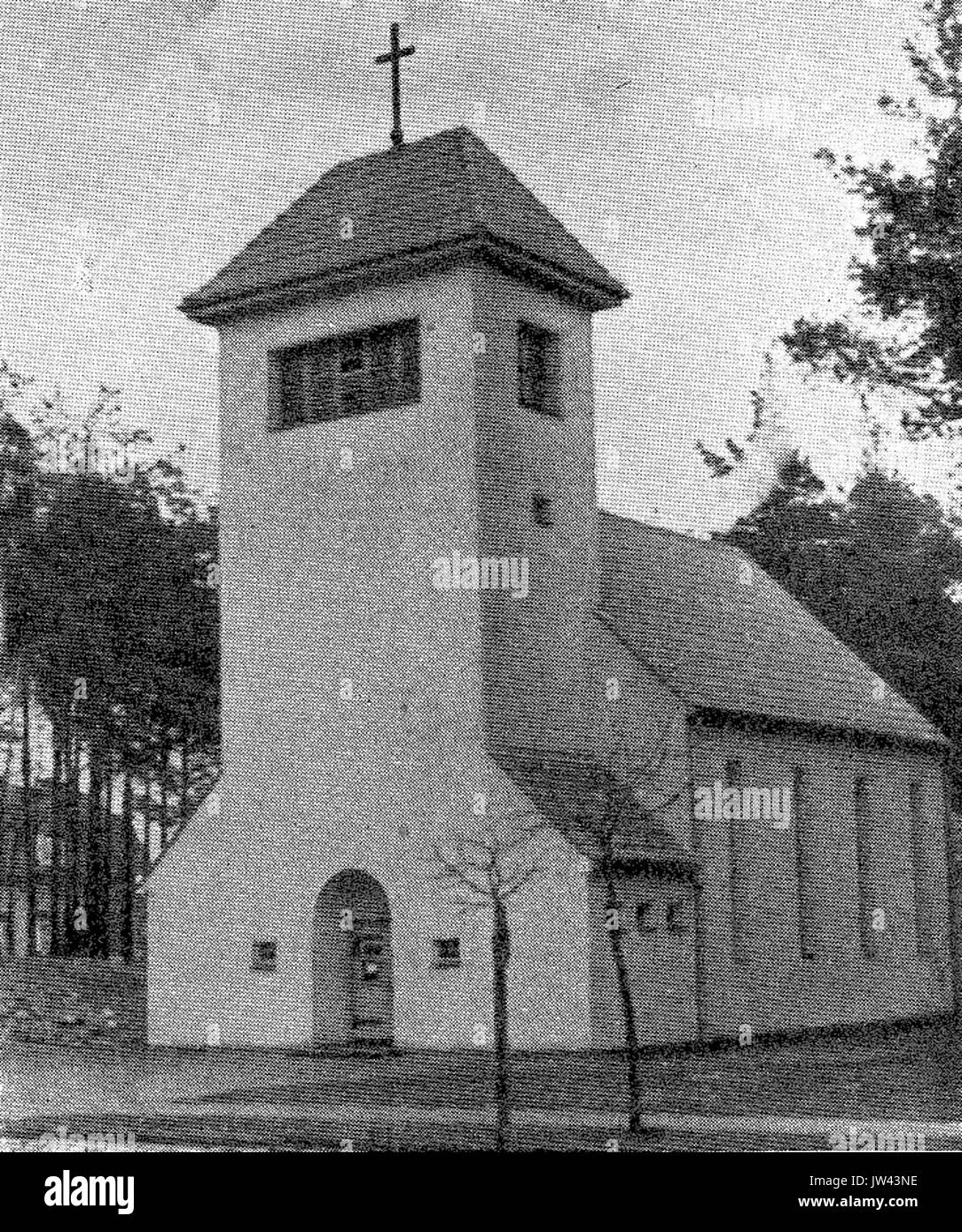 Kirche Bergfelde 1936 Stock Photo - Alamy