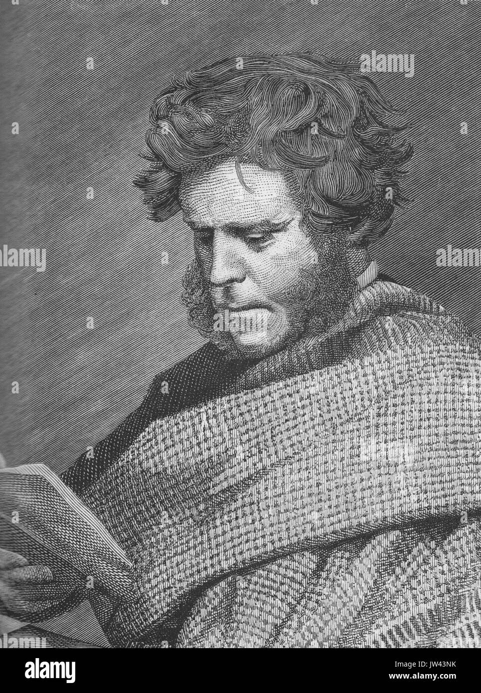 Sketch of Hugh Miller Stock Photo - Alamy