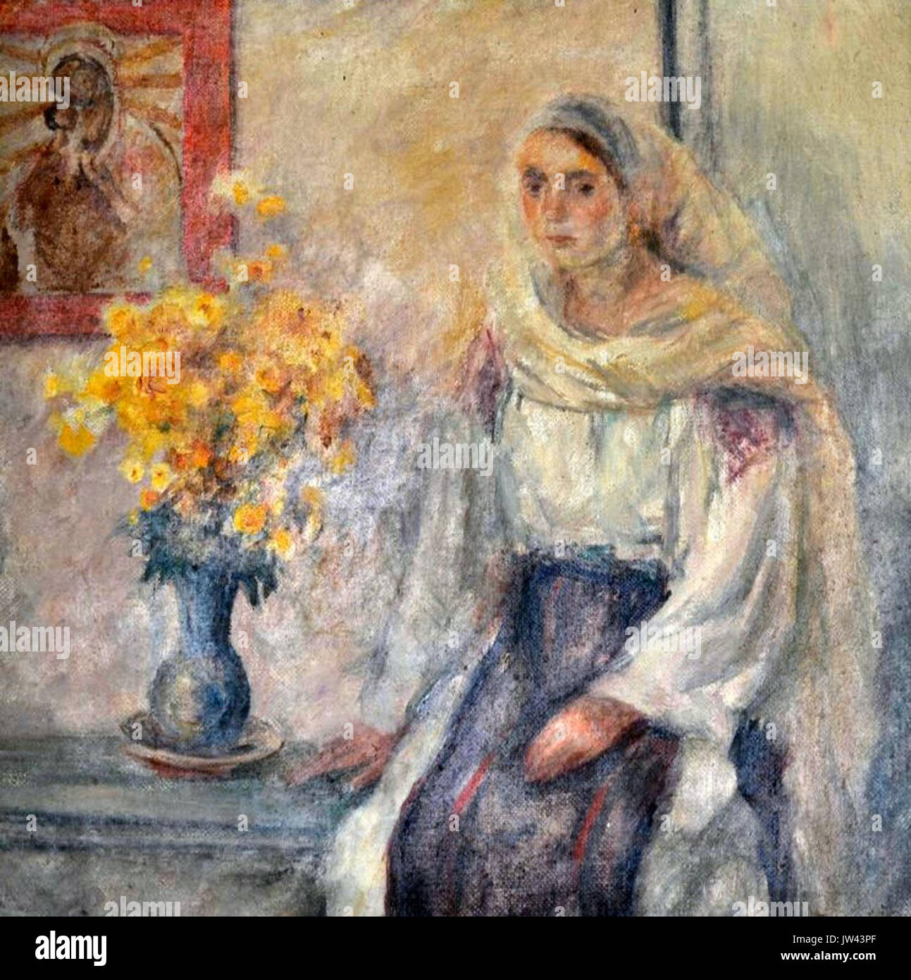 Arthur Mendel Femeia cu naframa Stock Photo - Alamy