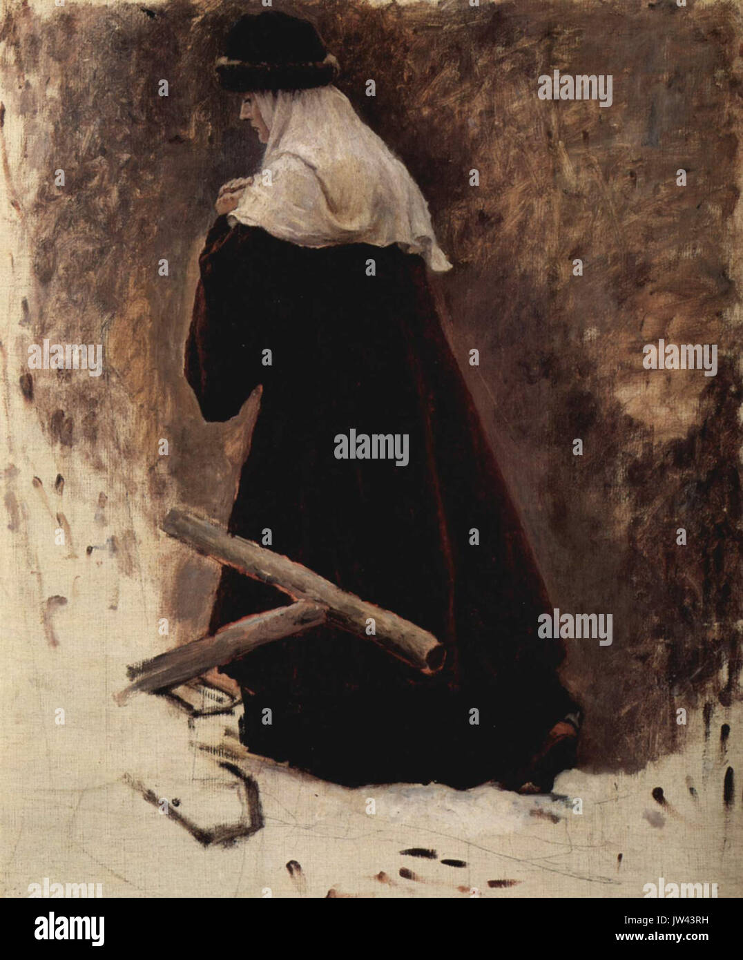 Boyaryna Morozova by V Surikov sketch 05 (Tretyakov gallery Stock Photo ...