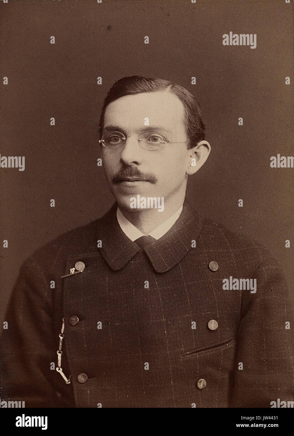 A portrait of Karl Wilhelm Ritter, an influential figure born in 1847 ...