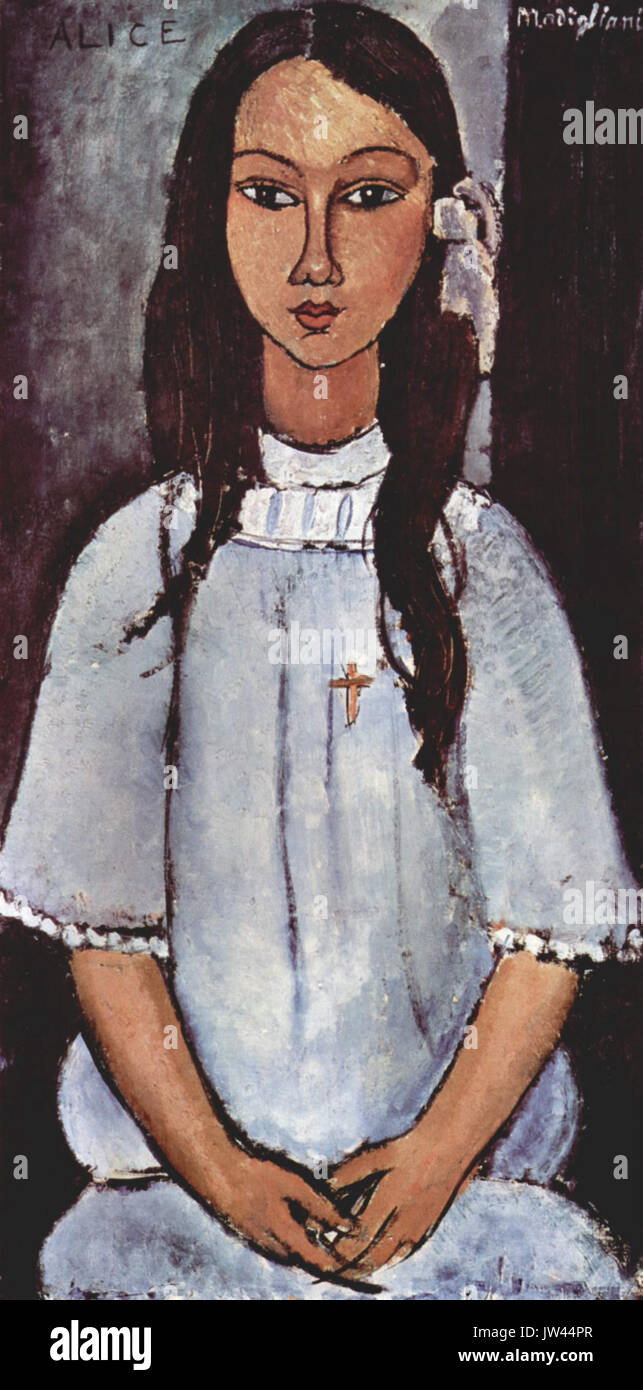 Amedeo Modigliani Alice Stock Photo - Alamy