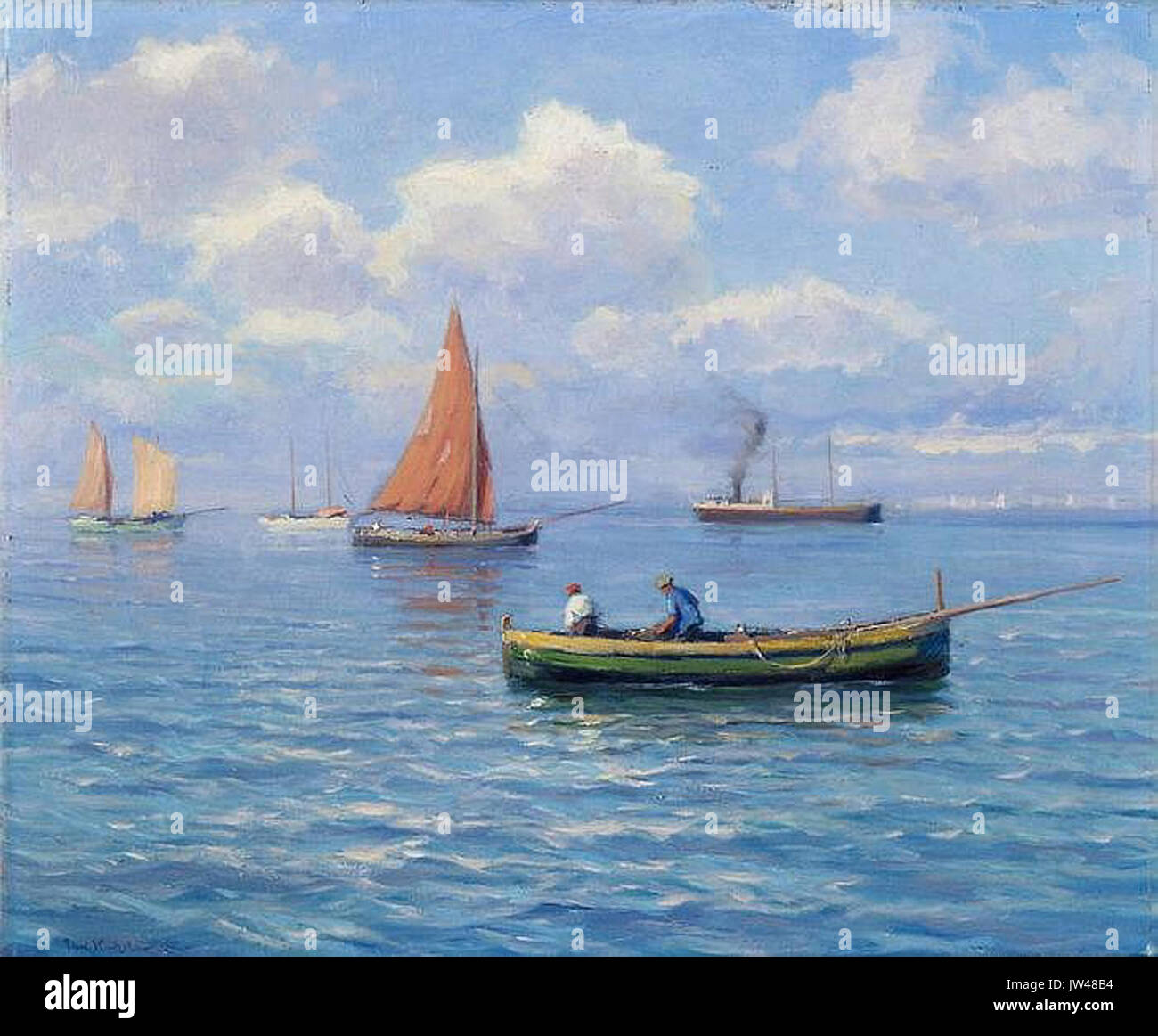 Paul Kutscha Fischerboot Stock Photo - Alamy