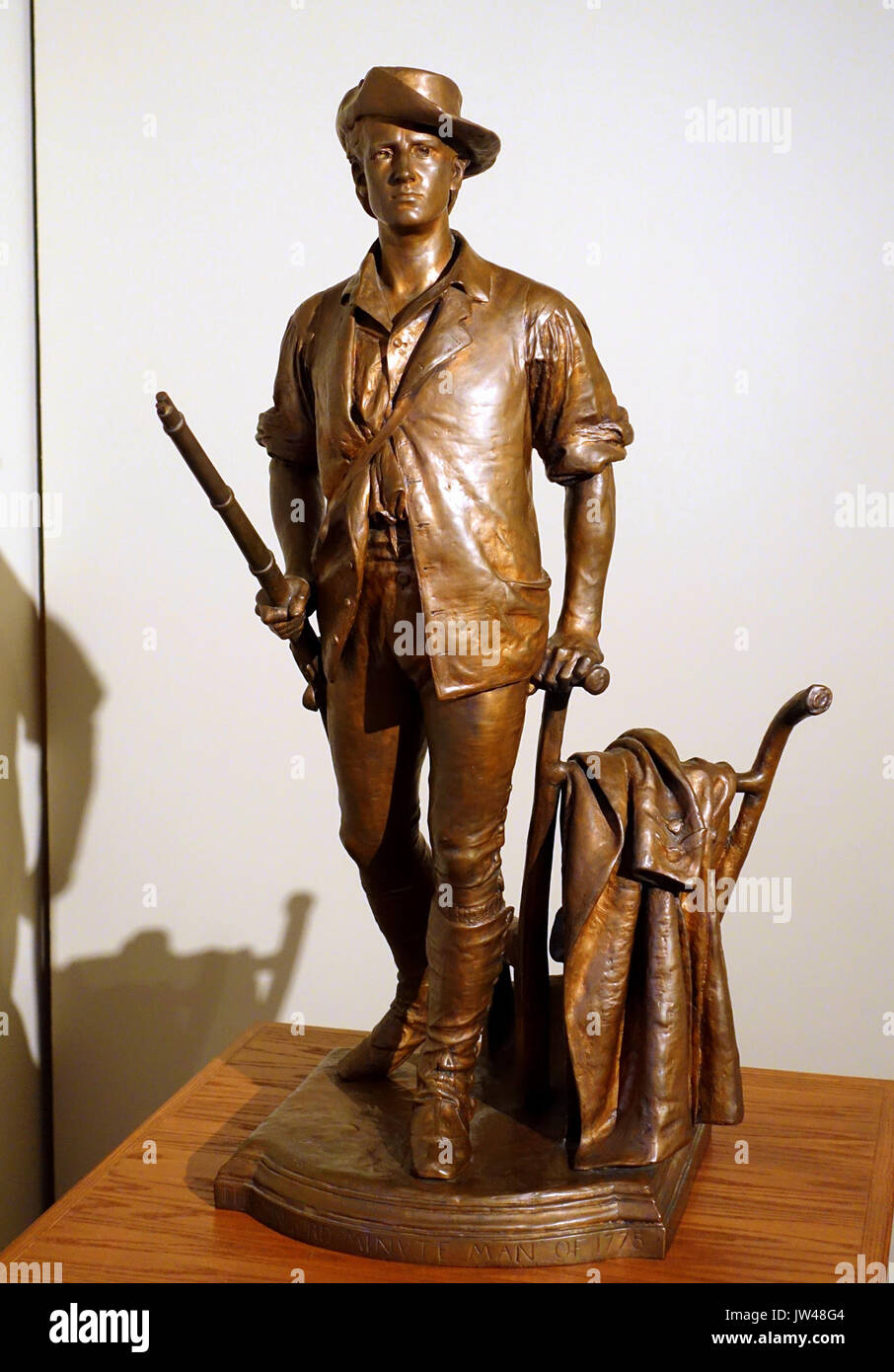 The Concord Minuteman of 1775 by Daniel Chester French, 1875, 1889 ...