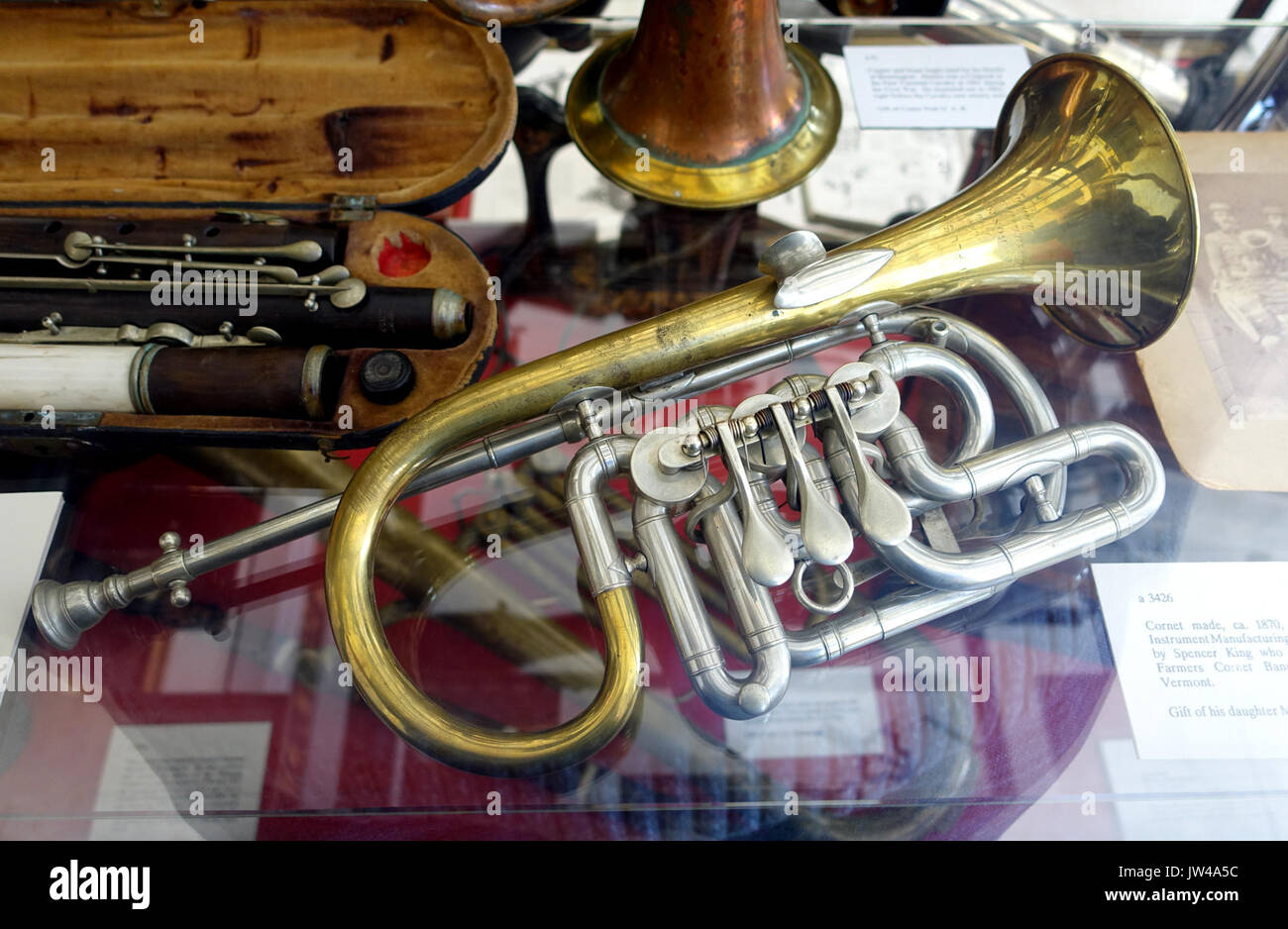 Cornet, Boston Instrument Manufacturing, c 1870 Bennington Museum ...