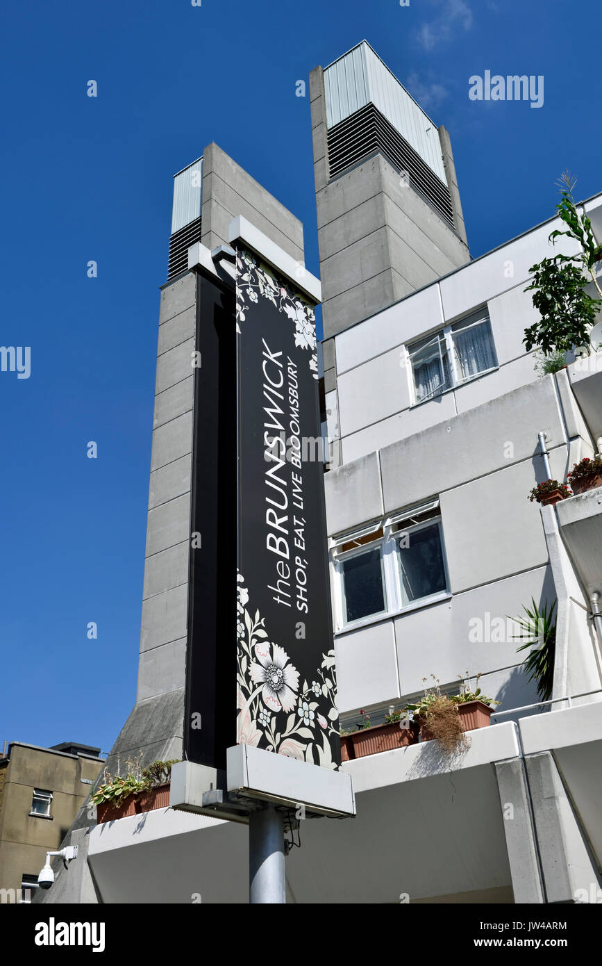 The Brunswick Centre sign London England Britain UK Stock Photo - Alamy
