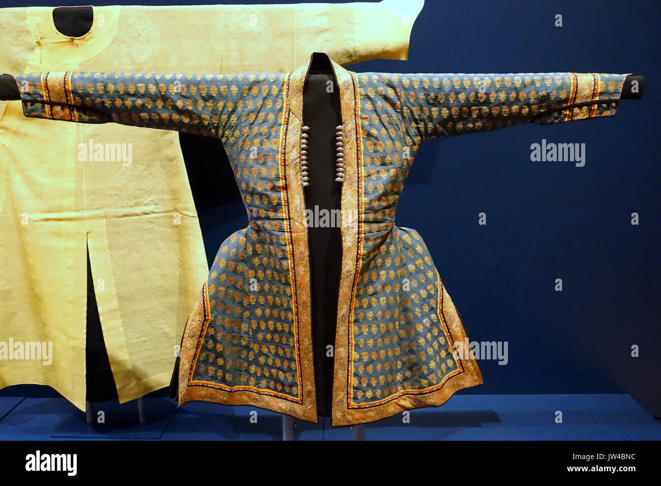 Jacket, Iran, Safavid dynasty, 17th century AD, silk, metal wrapped ...