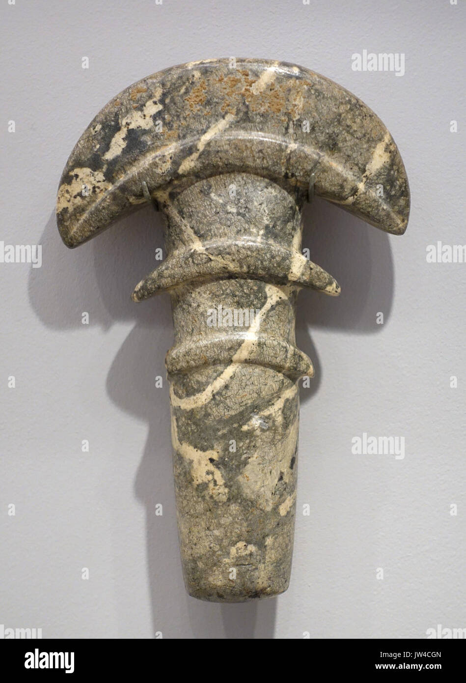 Mace Head (probably), China, Neolithic period, c 7000 BC, serpentine ...