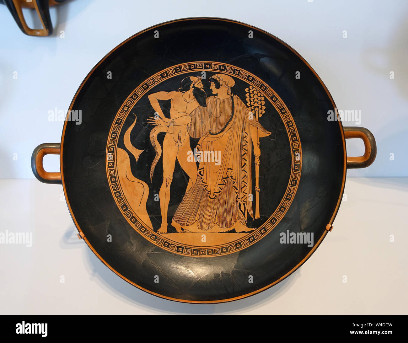 Satyrs and Maenads, with Dionysos, Satyrs, and Maenads, Douris or ...