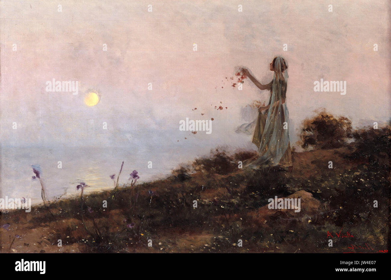 Crepuscle Joan Brull i Vinyoles (1863 1912 Stock Photo - Alamy