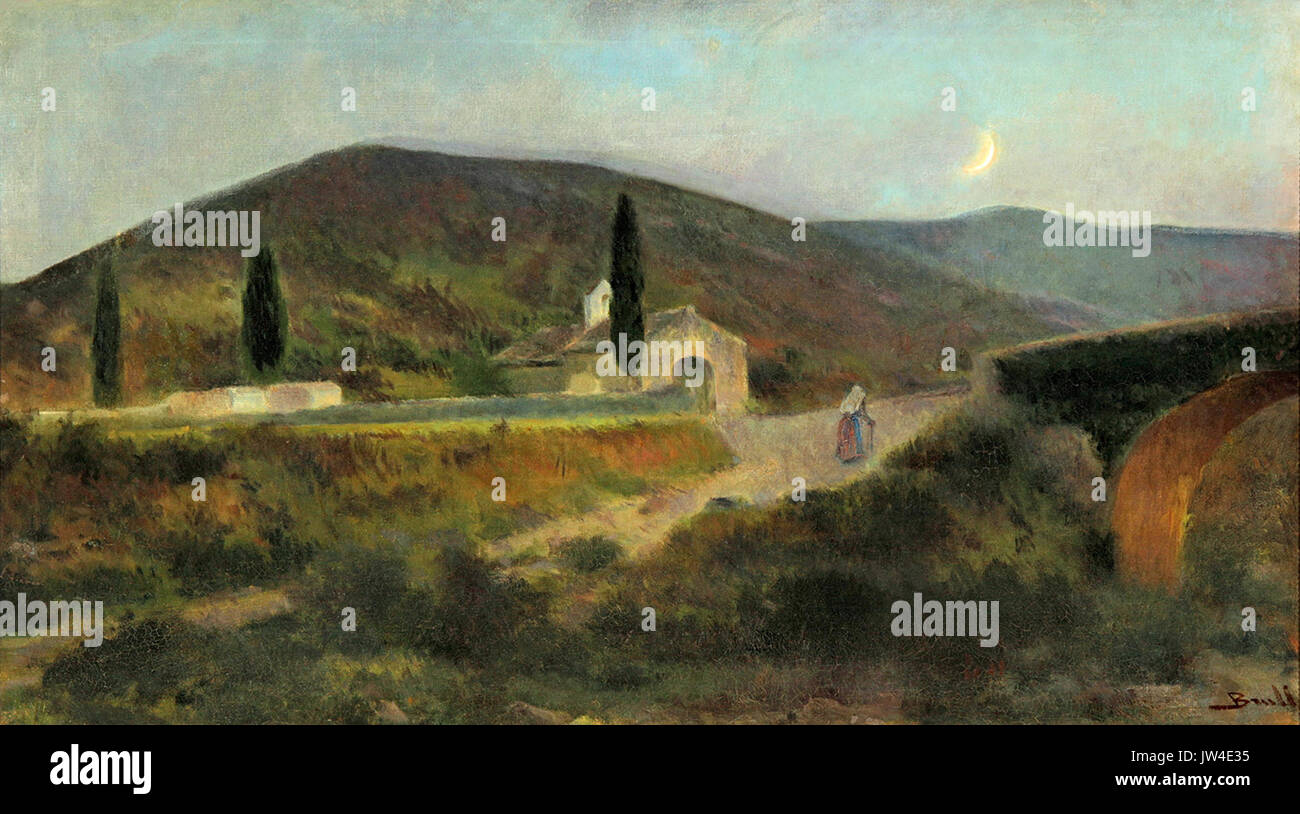 Crepuscle Joan Brull i Vinyoles (1863 1912) 2 Stock Photo - Alamy