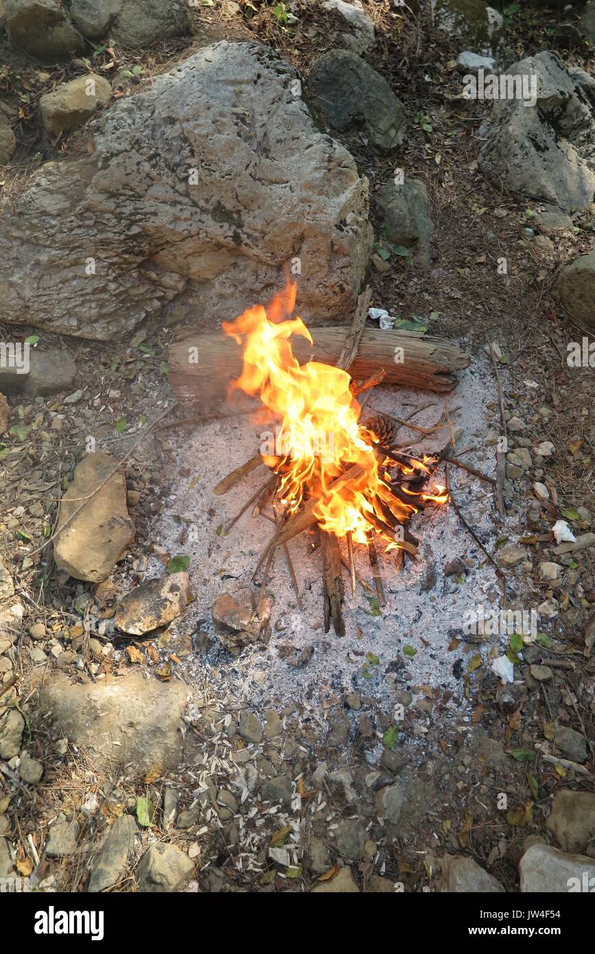 Wood campfire isolated hi-res stock photography and images - Alamy