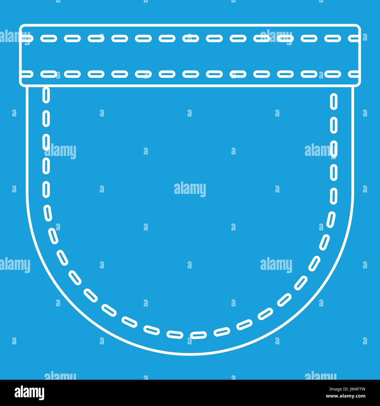 Pocket symbol icon, outline style Stock Vector Image & Art - Alamy