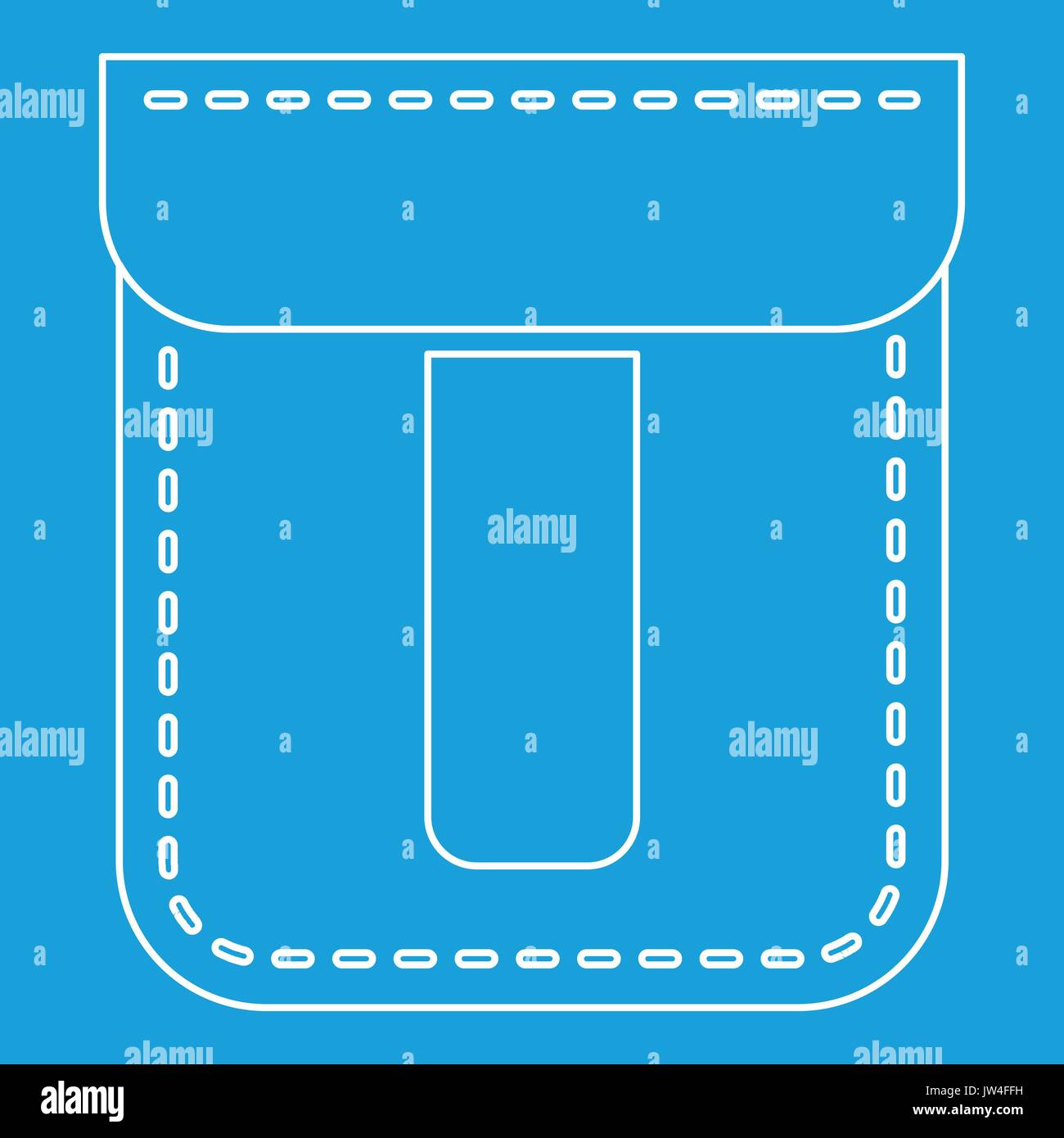 Pocket design icon, outline style Stock Vector Image & Art - Alamy