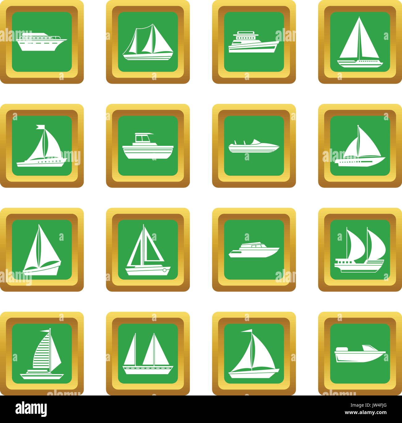 Green marine transportation Stock Vector Images - Alamy