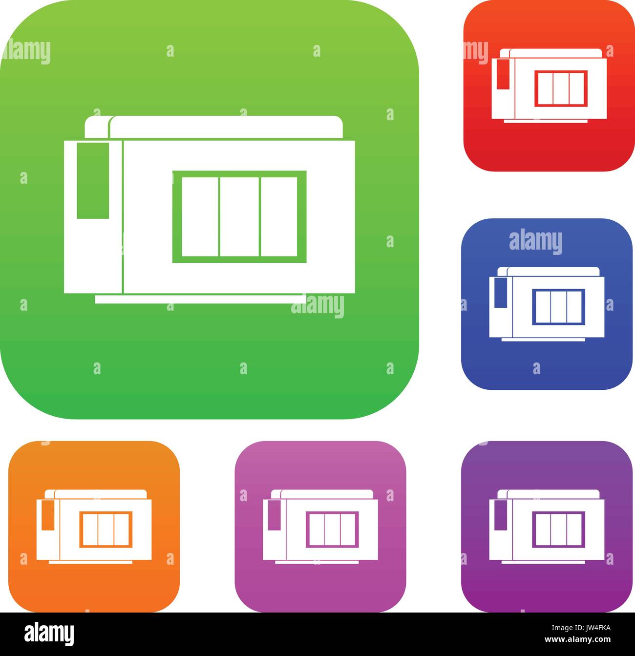 Inkjet printer cartridge set collection Stock Vector Image & Art - Alamy
