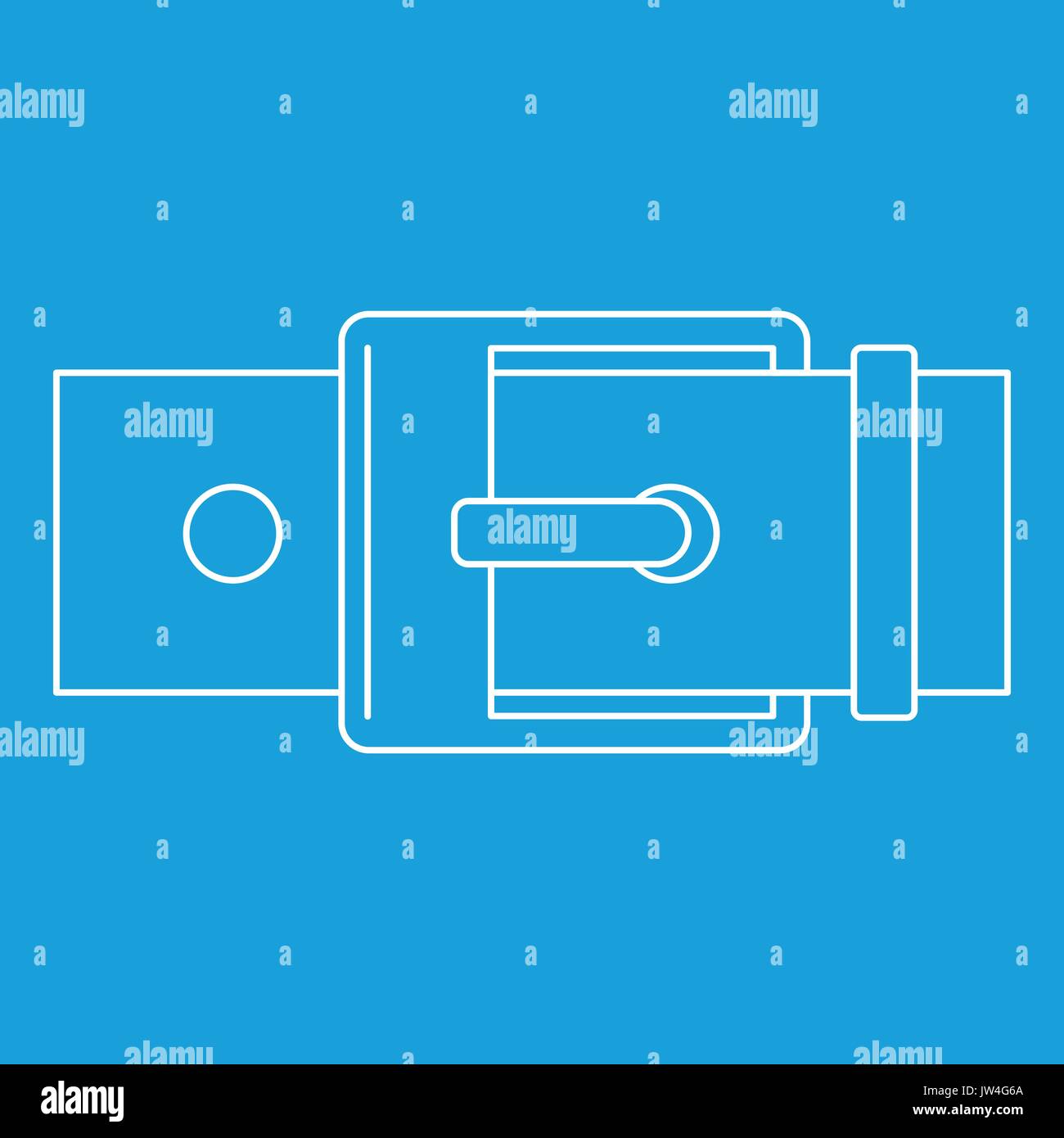Square buckle icon, outline style Stock Vector Image & Art - Alamy